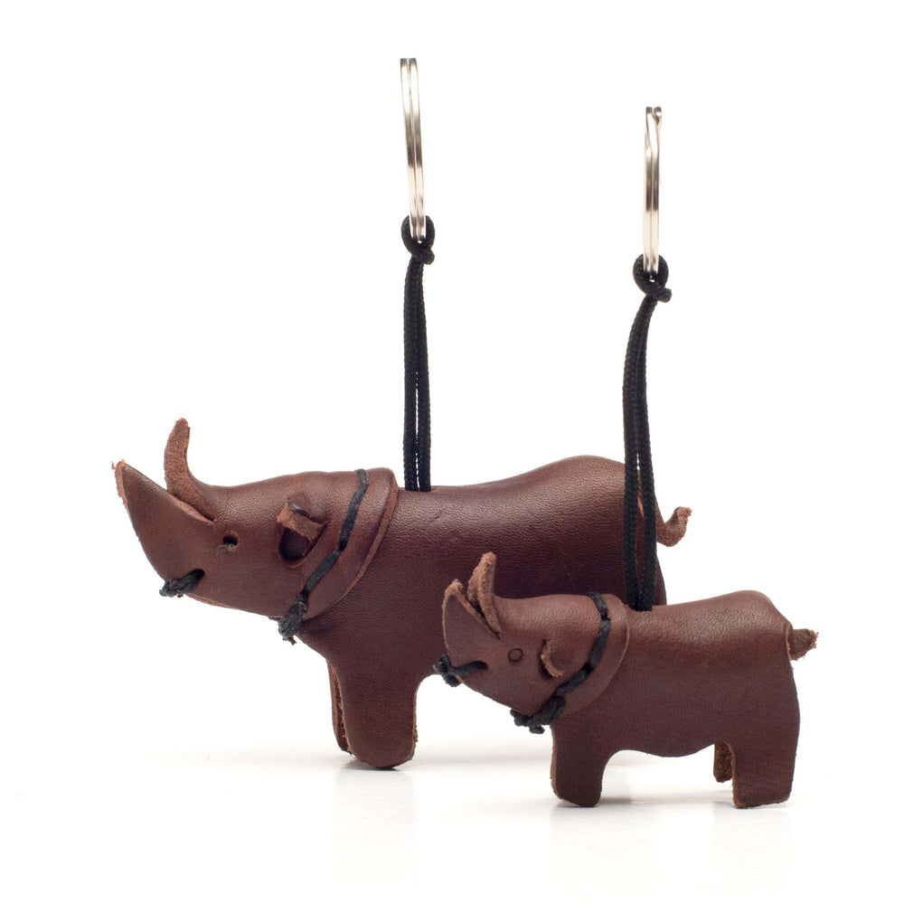 Afrographic leather key rings